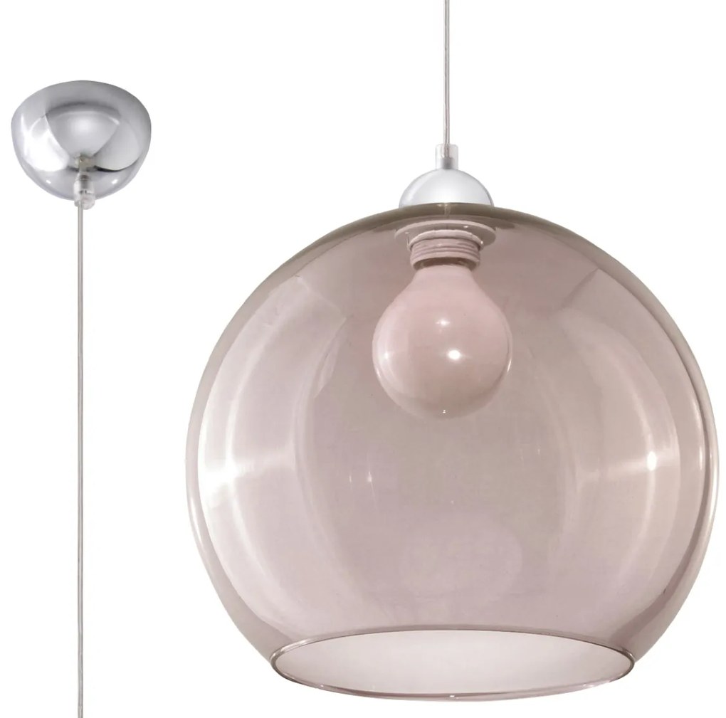 Sollux Lighting Závěsné svítidlo BALL grafit