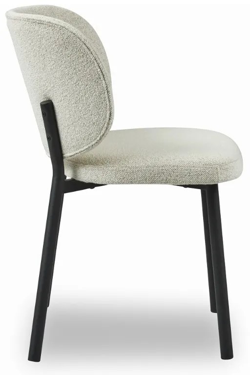 Designová jídelní židle Salgado bílá