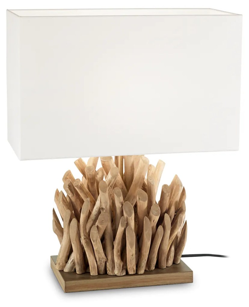 Stolní lampa Ideal lux 201399 SNELL TL1 BIG 1xE27 60W dřevo Lampy a lampičky na noční stolek