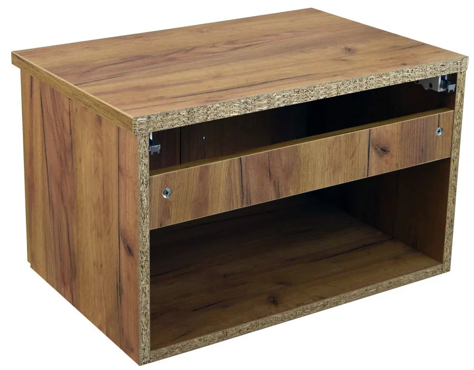 Comodo Koupelnová skříňka pod deskové umyvadlo Agria II GO 60-HD - zlatý dub/zlatý dub