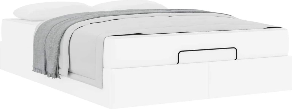Rám postele s matrací Jiný 2 ks Bílá PVC 3399426