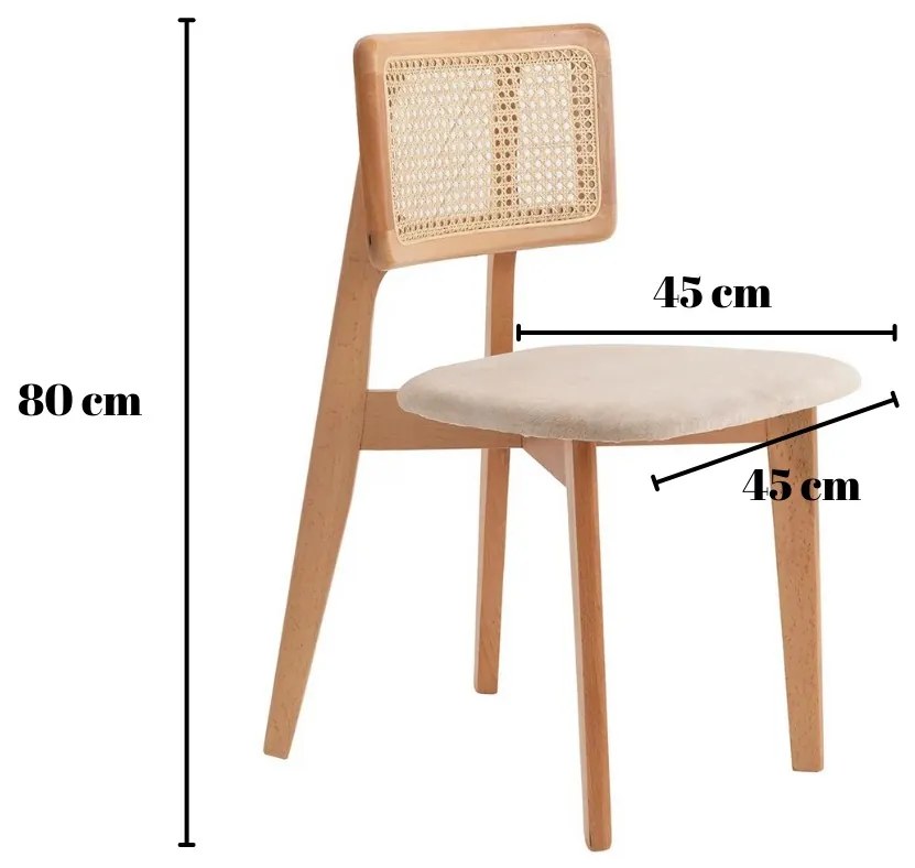 Kalune design Jídelní židle ZEUS dub