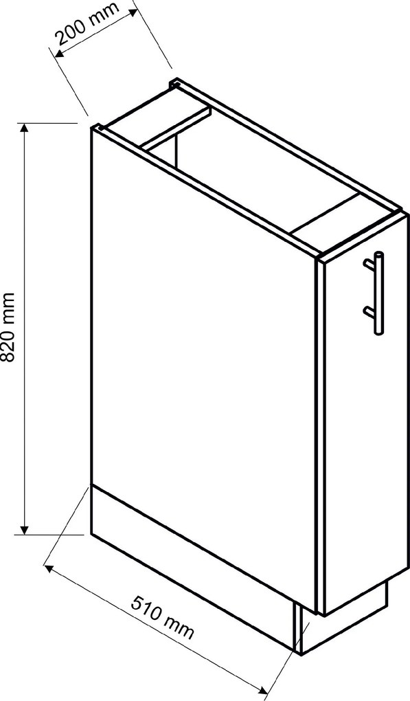ALFASHOP NATÁLIA dolní světlá šedá D20 Cargo
