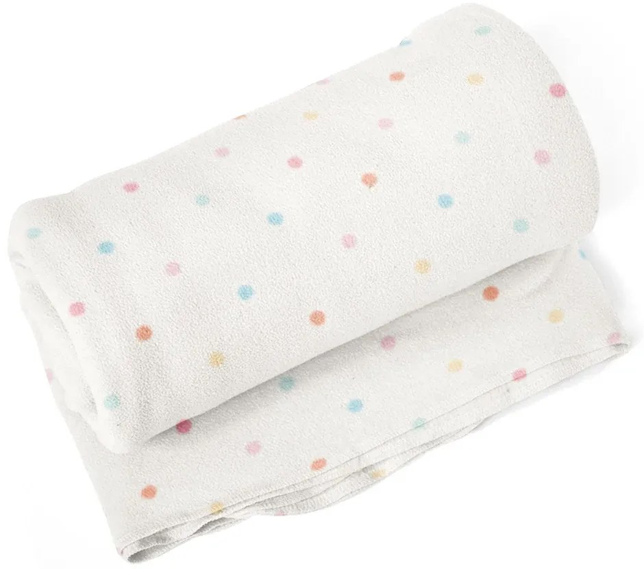 Sablio Deka Barevné tečky na béžové - 150x120 cm