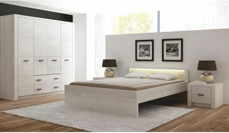Postel 160x200, jasan bílý, INFINITY I-19 Kondela 0000149933