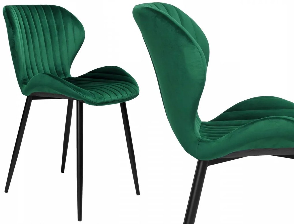 Židle Dallas Velvet zelená