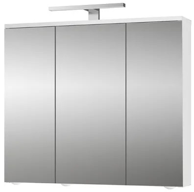Jokey Arda Led Zrcadlová skříňka - bílá š. 72,2 cm, v. 68,2/63 cm, hl. 19,5/14,8 cm, 112113220-0110