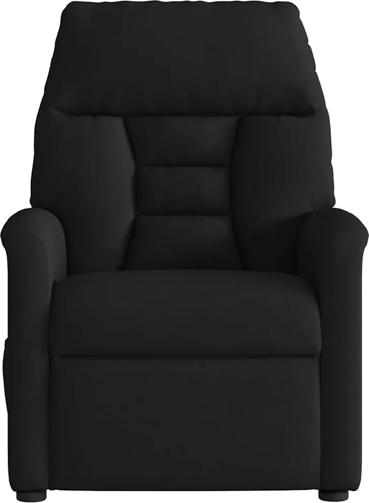 Elektrické polohovací křeslo černé textil 3303014