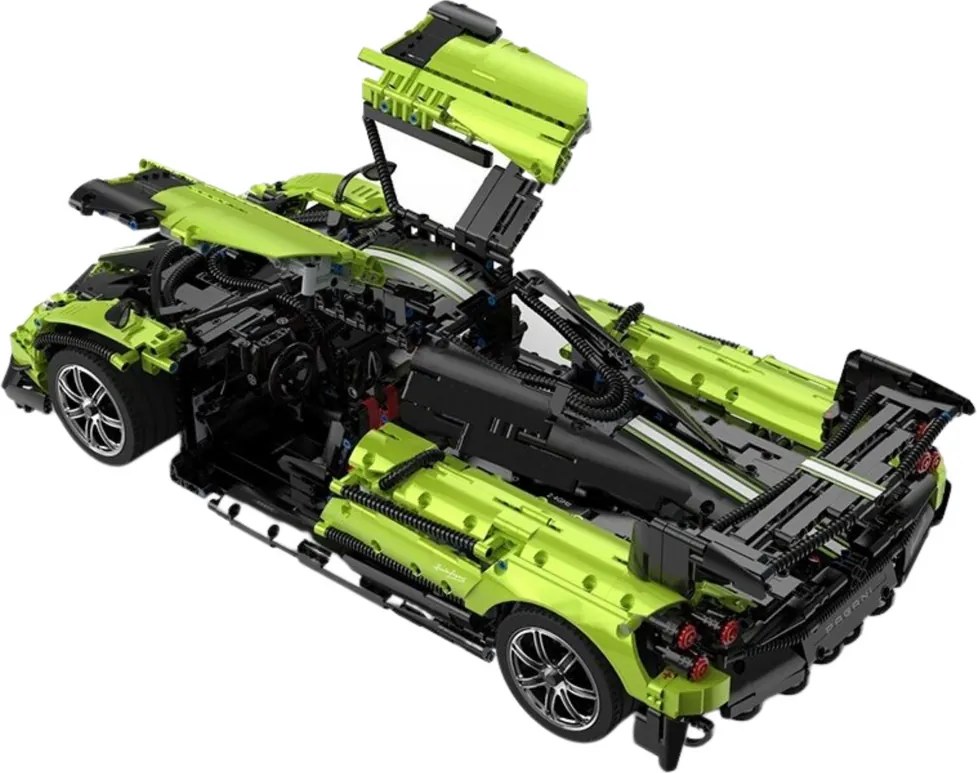 Stavebnicové kostky RC autíčko Pagani Huayra BC v měřítku 1:8 Rastar
