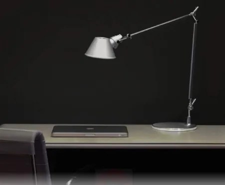 Stolní lampa Tolomeo Micro Tavolo - Artemide Barva: Červená, Varianta svítidla:: E14 led žárovka