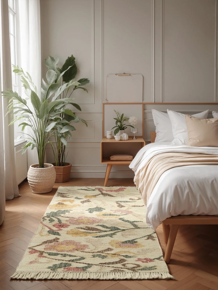 ELLE Decoration, Běhoun Violette 106259 Cream/Multi z kolekce Elle, 80x200, vícebarevná, kuchyně
