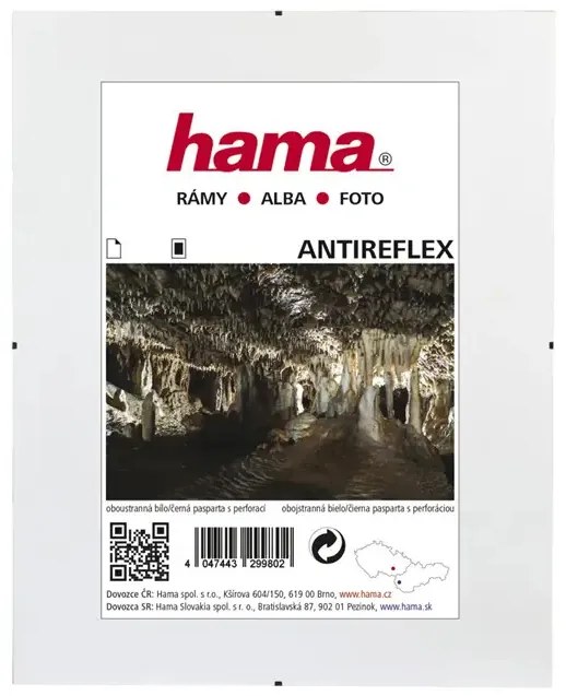70x100 | Hama Euroklip clip-Fix, antireflexní sklo, 63150