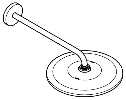GROHE 26557000 - Set hlavové sprchy RAINSHOWER 310 422 mm lesklý chrom