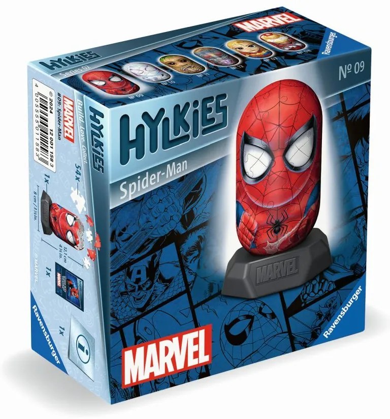 Ravensburger 3D Puzzle - Hylkies: Marvel: Spider-Man - 54 ks
