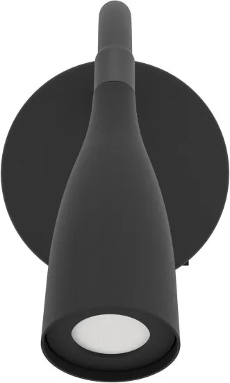 Eglo 901818 - LED Flexibilní nástěnná lampa OLIVANDINO LED/3,8W/230V černá