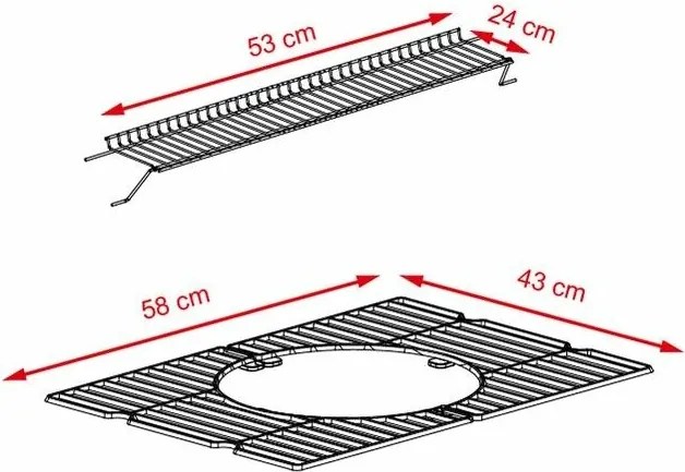 Avenberg Multifunkční BBQ gril Genius + litinový rošt + tál + pizza kámen, 70 x 103 x 105 cm