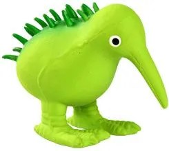 KIWI WALKER s.r.o Hračka pes WHISTLE latex,pískací,zelená 11,5cm Kiwi