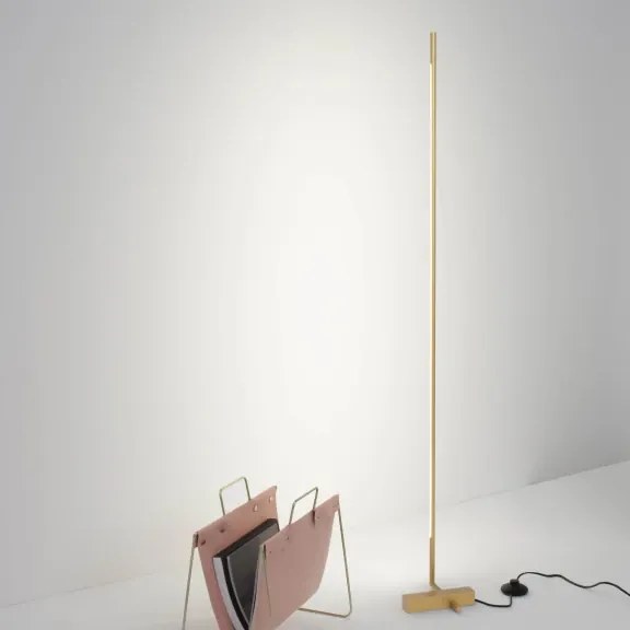 LED stojací lampa Raccio 18 zlaté