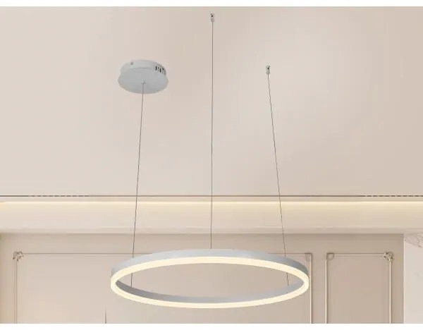 LED Stmívatelný lustr na lanku LED/42W/230V 3000-6500K + dálkové ovládání