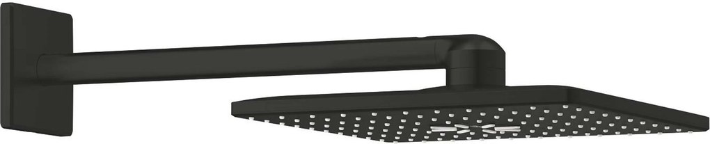 Grohe Rainshower SmartActive Cube - Hlavová sprcha, 31x31 cm, 2 proudy, phantom black 26479KF0