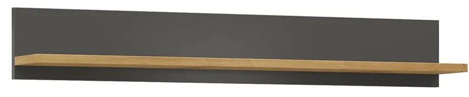 Obývací sestava RALF G Grafit + dub artisan