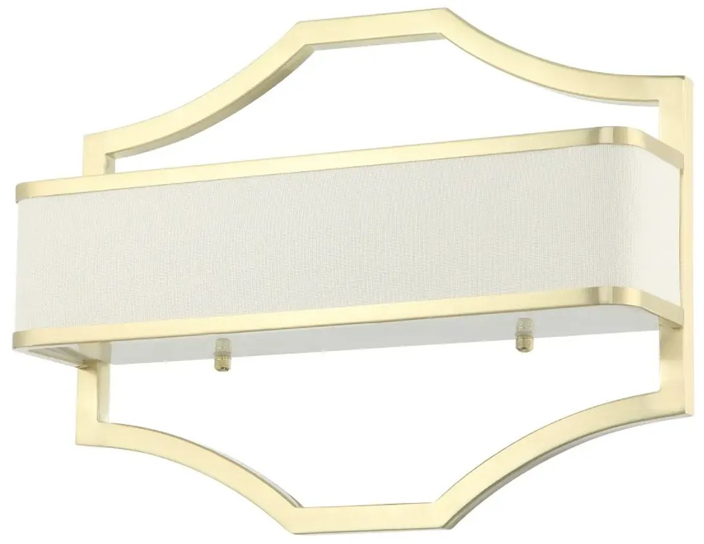 Designové nástěnné svítidlo Gerdo matná zlatá