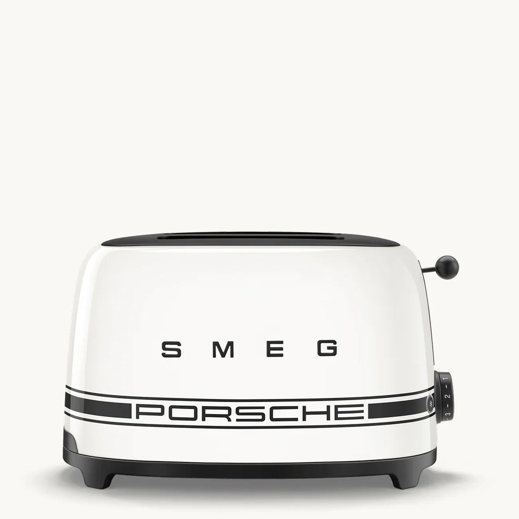 Smeg Toustovač Porsche x SMEG, 50's Retro Style, 2x2 950 W, bílá TSF01PCWEU
