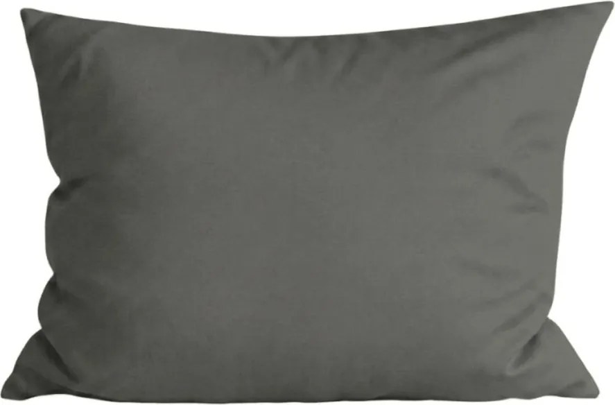 Povlak na polštář z mikrovlákna MICROVELLE 70x90 cm, šedý