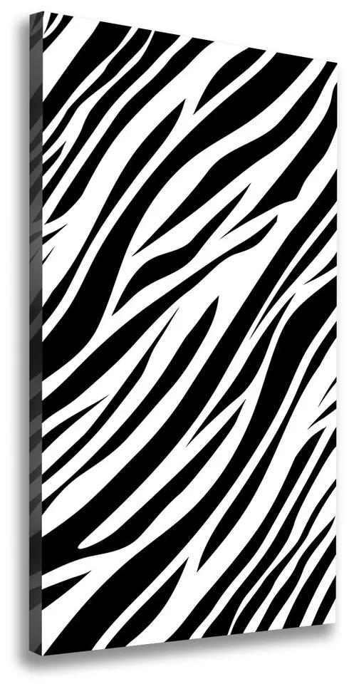 Wallmuralia Foto obraz na plátně do obýváku Zebra pozadí 50x100 cm