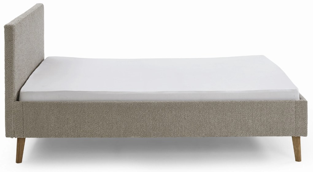 MEISE MÖBEL Čalouněná postel KRETA 140x200cm taupe 2162-10-3000