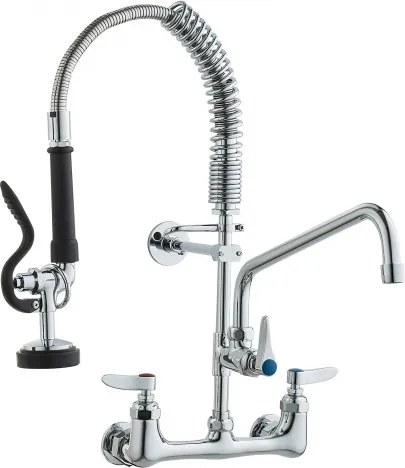 Komerční baterie s oplachovacím rozprašovačem, 53,3 cm výška, 20,3 cm střed, 30,5 cm