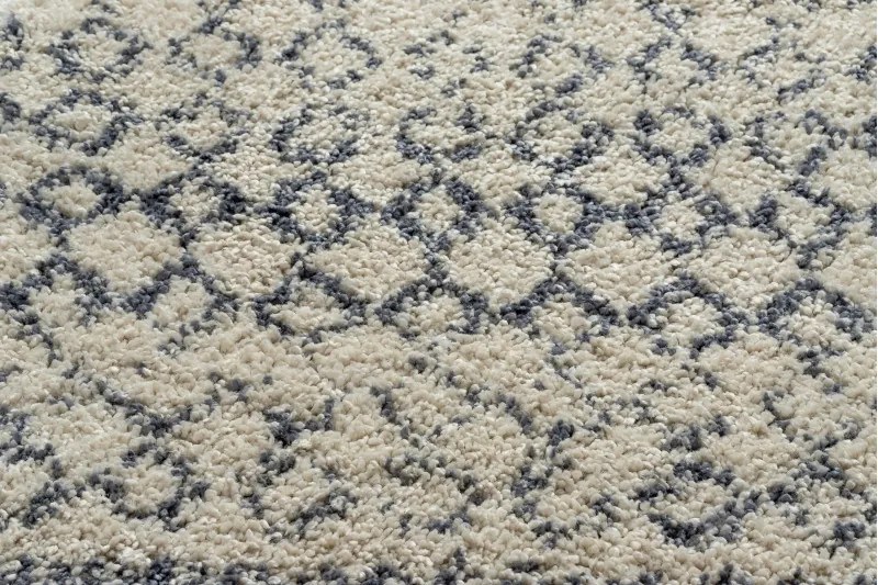 Dywany Łuszczów, Kusový koberec Berber Agadir G0522 cream and grey kruh, 160x160 (průměr) kruh, béžová, chodba / předsíň