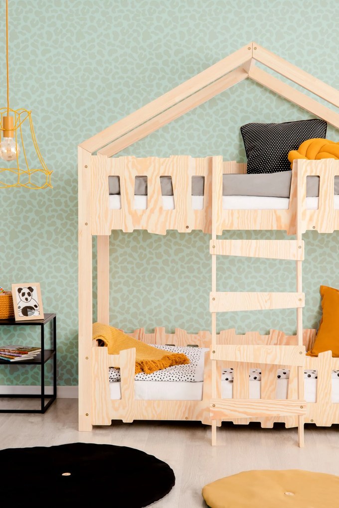 Adeko Dětská patrová postel ZIPPO P Velikost postele: 160x90 cm Barva: dekor přírodní dřevo přírodní