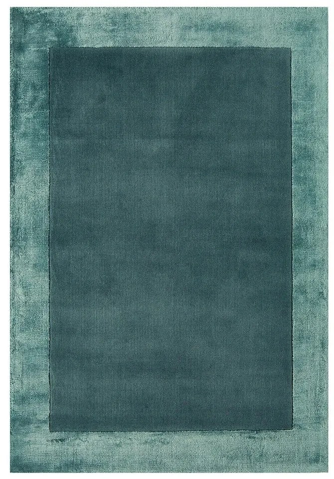 Ručně tkaný koberec s příměsí vlny v petrolejové barvě 120x170 cm Ascot – Asiatic Carpets