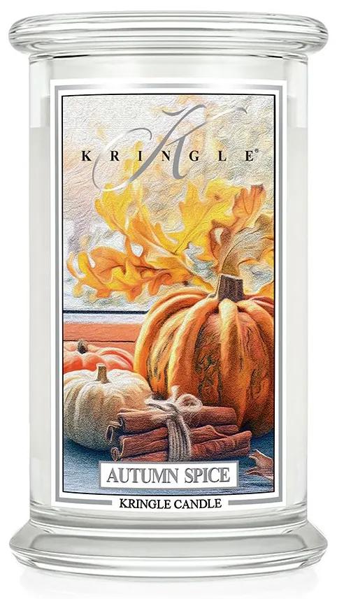 Kringle Candle svíčka Autumn Spice (sójový vosk), 623 g