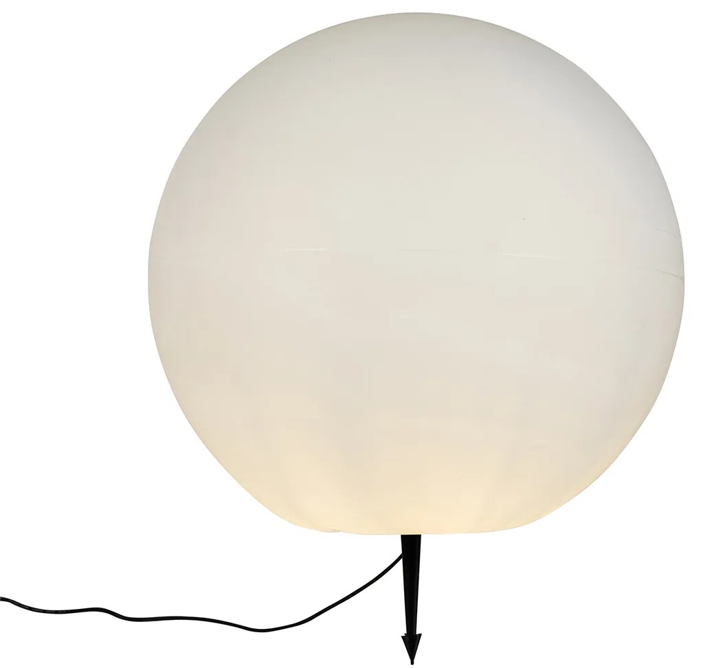 Moderní venkovní lampa bílá 77 cm IP65 - Nura