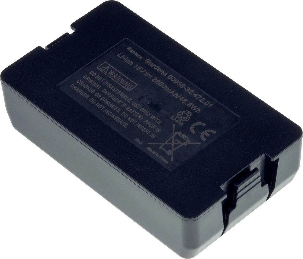 Baterie T6 Power pro Gardena Sileno minimo 250, City 250, 400, 500, 18V, 2600mAh, 46,8Wh, Li-ion