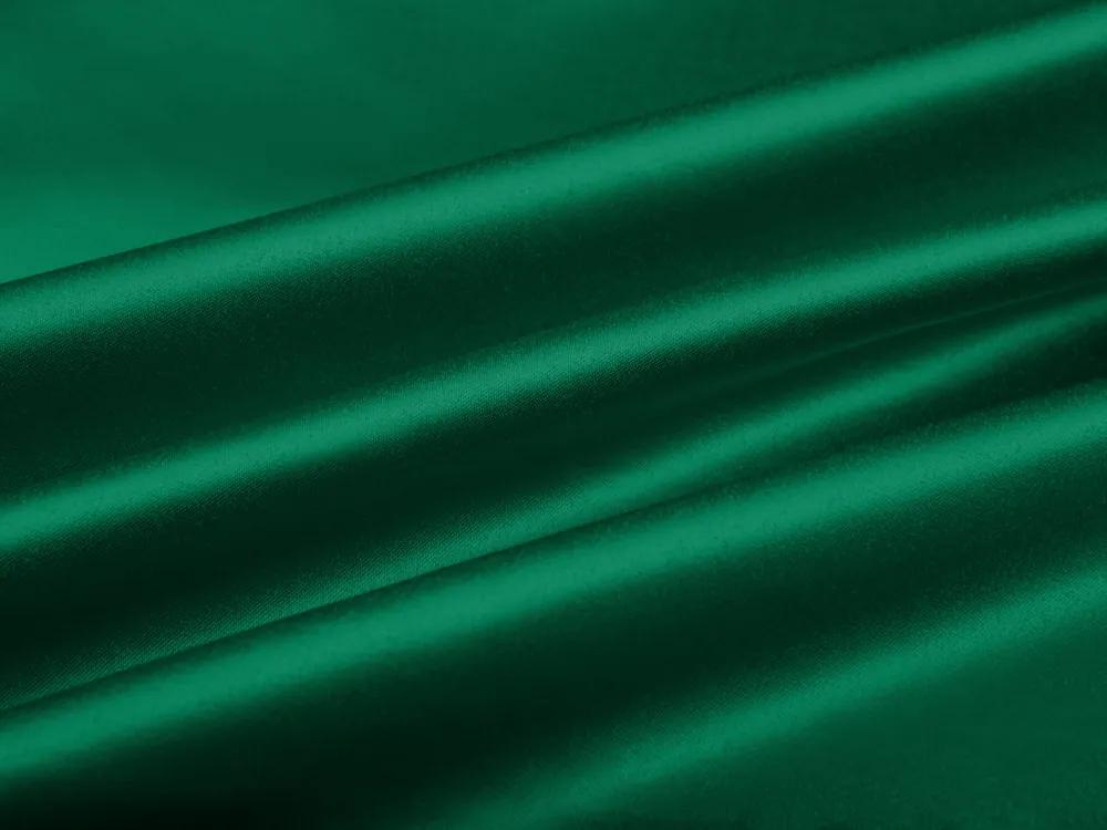 Biante Saténový běhoun na stůl polyesterový Satén LUX-012 Zelený 45x140 cm