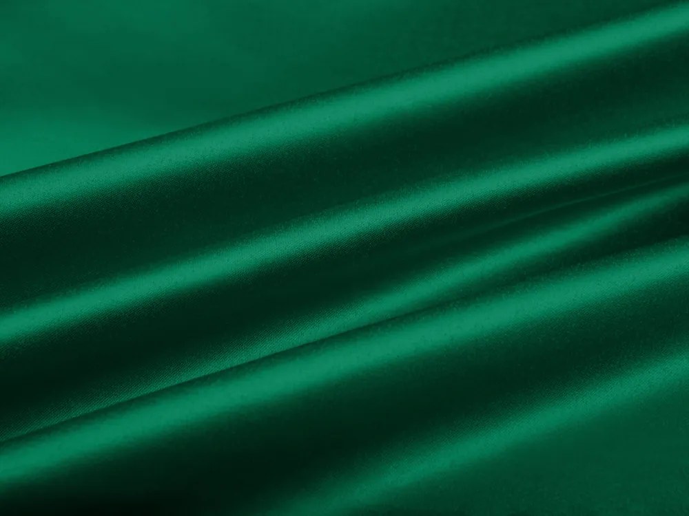 Biante Saténový čtvercový ubrus polyesterový Satén LUX-012 Zelený 120x120 cm