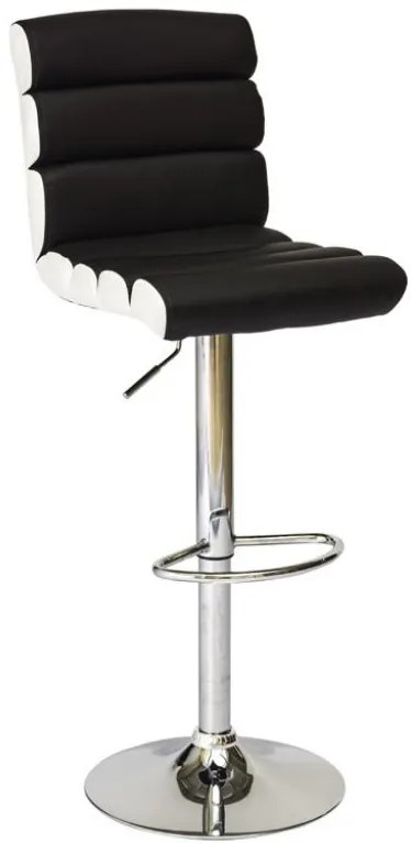 Signal Barová židle KROKUS C-617 černá/bílá