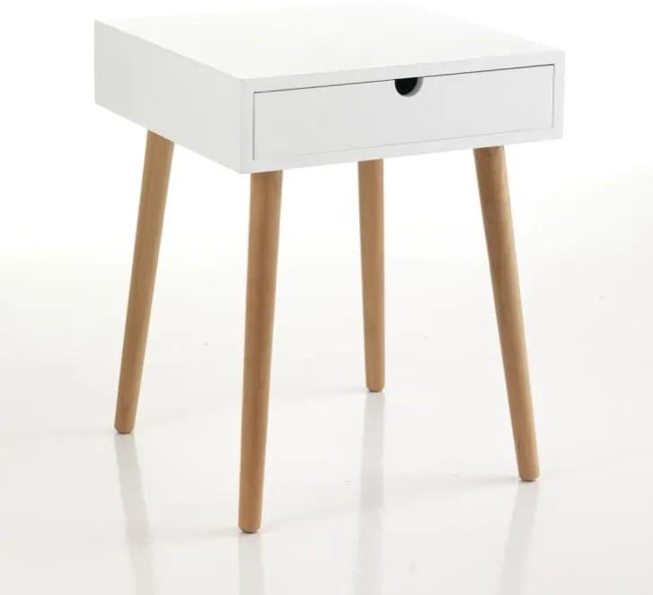 Tomasucci Noční stolek KYRA 50x40x40cm,bílý