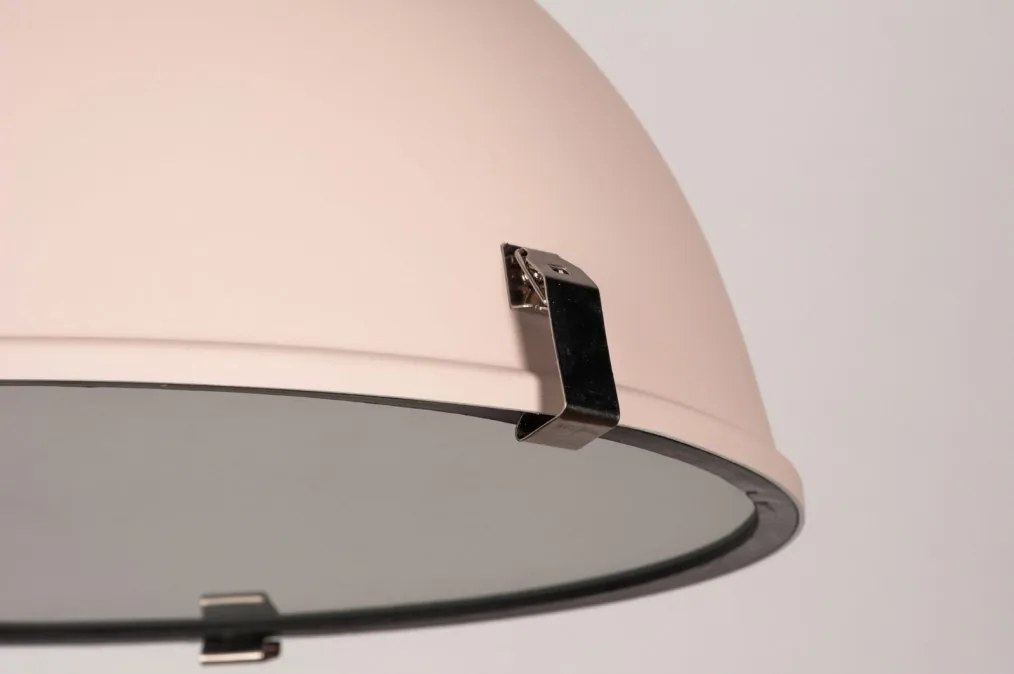 Závěsné růžové retro svítidlo do dětského pokoje Pinkbruin