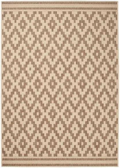 Hnědý koberec Think Rugs Cottage, 120 x 170 cm
