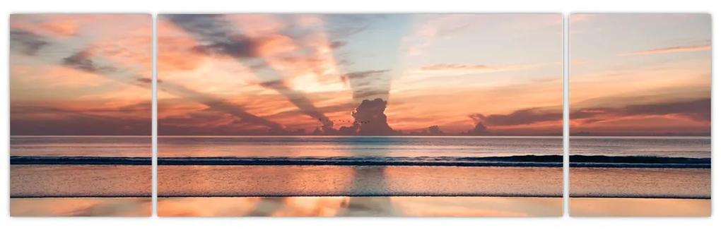 Obraz slunečních paprsků nad Daytonskou pláži (170x50 cm)