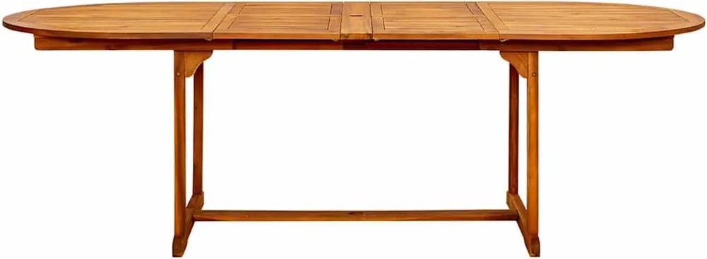 Zahradní jídelní stůl (160–240) x 100 x 75 cm masivní akácie 316565