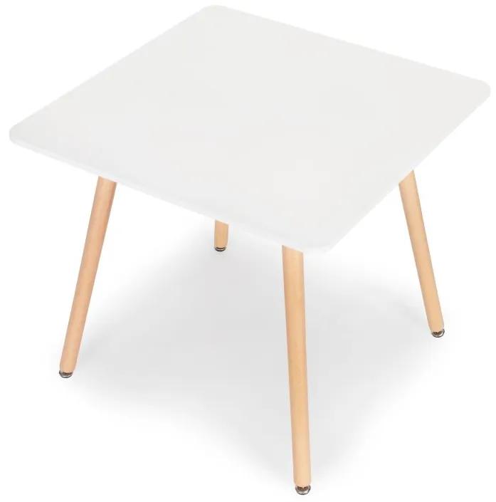 modernHOME Moderní dřevěný kuchyňský stůl 80x80 cm KJSDT-01