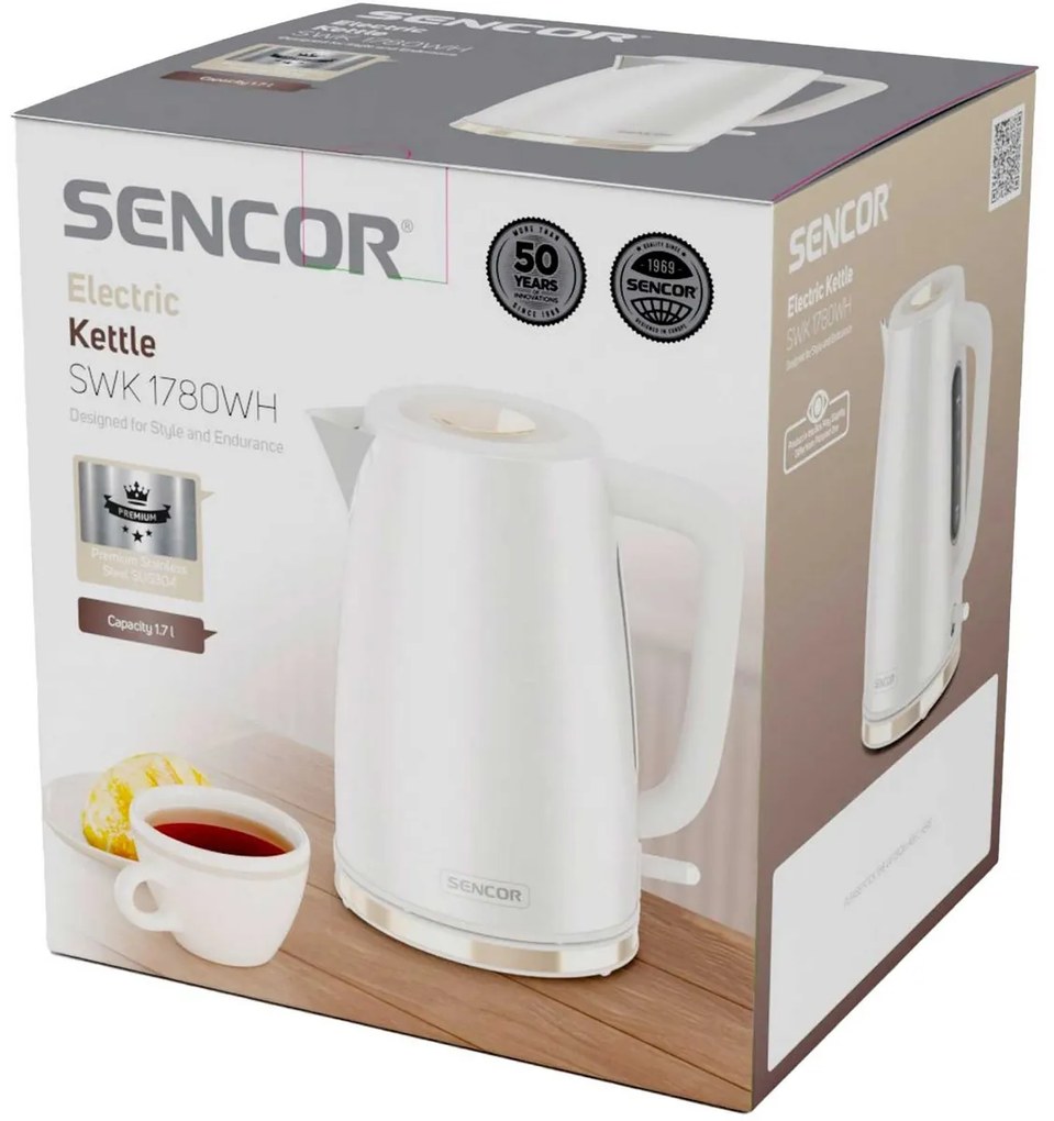 Sencor SWK 1780WH varná konvice, bílá