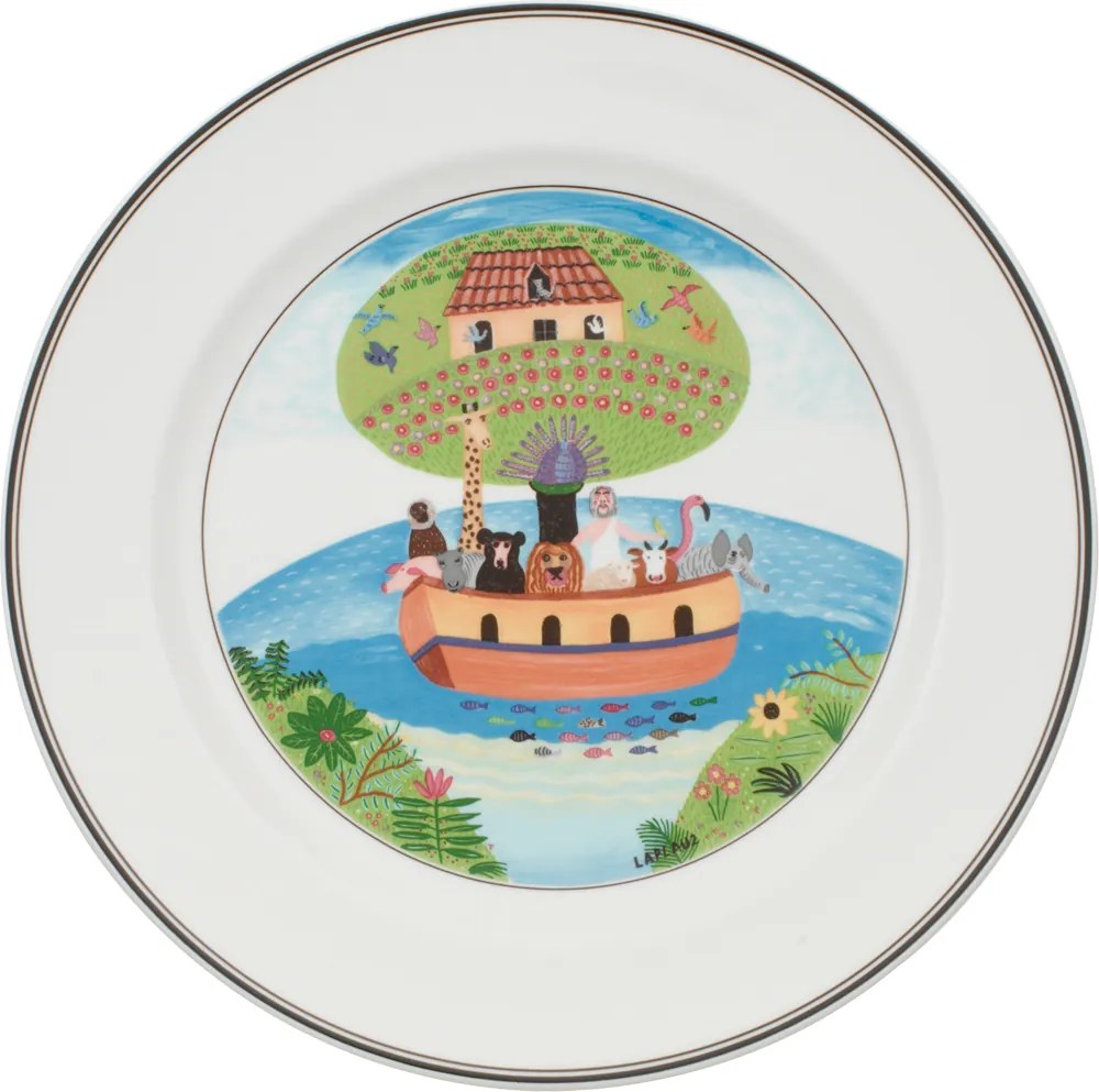 Villeroy&Boch Villeroy & Boch Design Naif jídelní talíř Noemova archa, 27,1 cm
