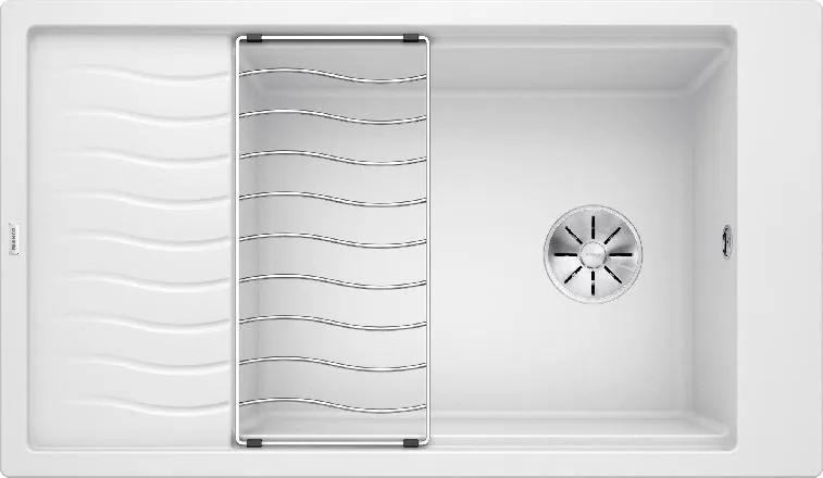 Blanco Elon XL 8 - Silgranitový dřez, 860x500 mm, s příslušenstvím, InFino, bílá 524864