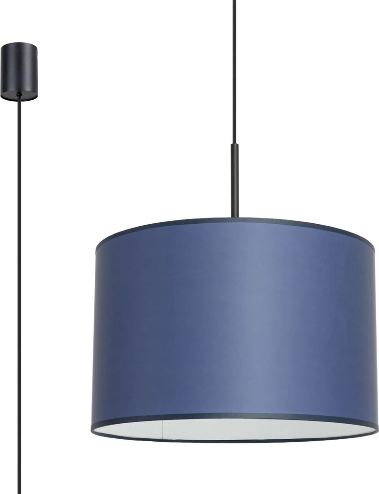 Sollux Lighting Závěsná lampa NEVIA tmavě modrá